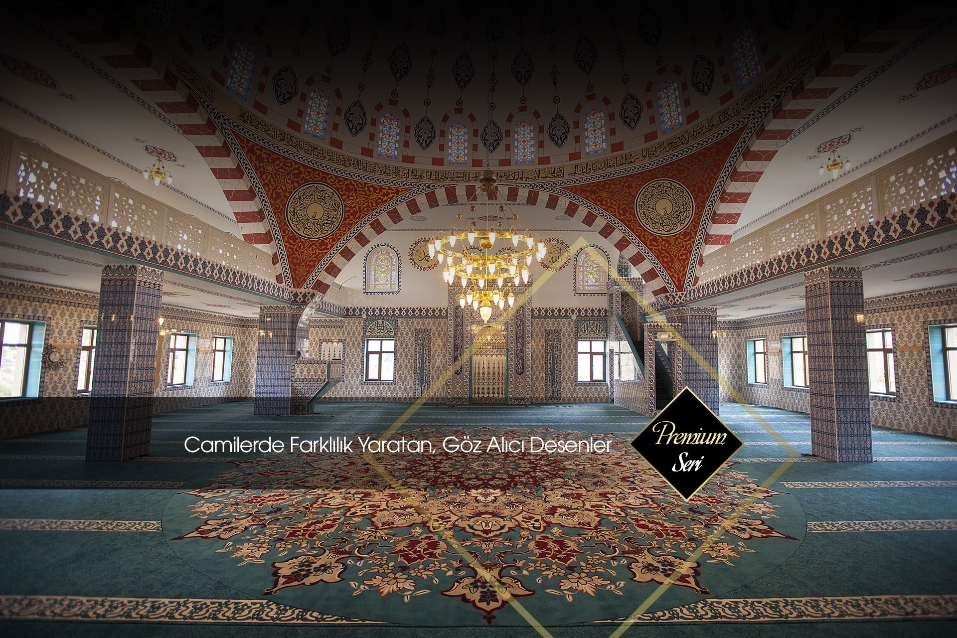 Akrilik Cami Halısı Nedir Ve Özellikleri Nelerdir? » : Yüner Cami Halısı